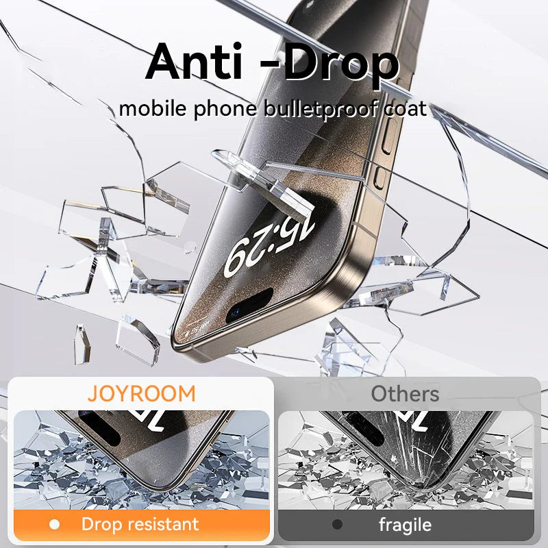 Joyroom 1/2/3pcs HD Glass Screen Protector for iPhone 16 15 14 13 12 1 ...